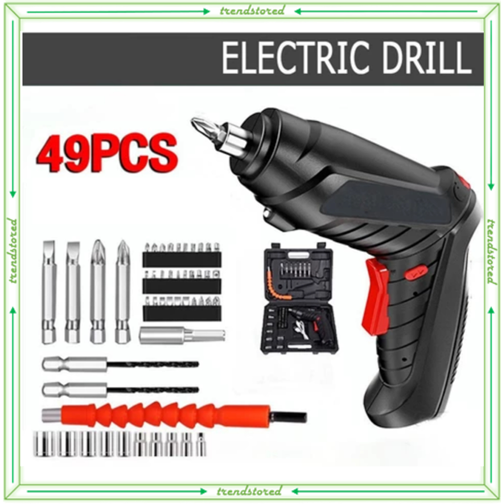 Jual Mesin Obeng Listrik Bor Cordless Tools Screwdriver Set Koper 47 ...