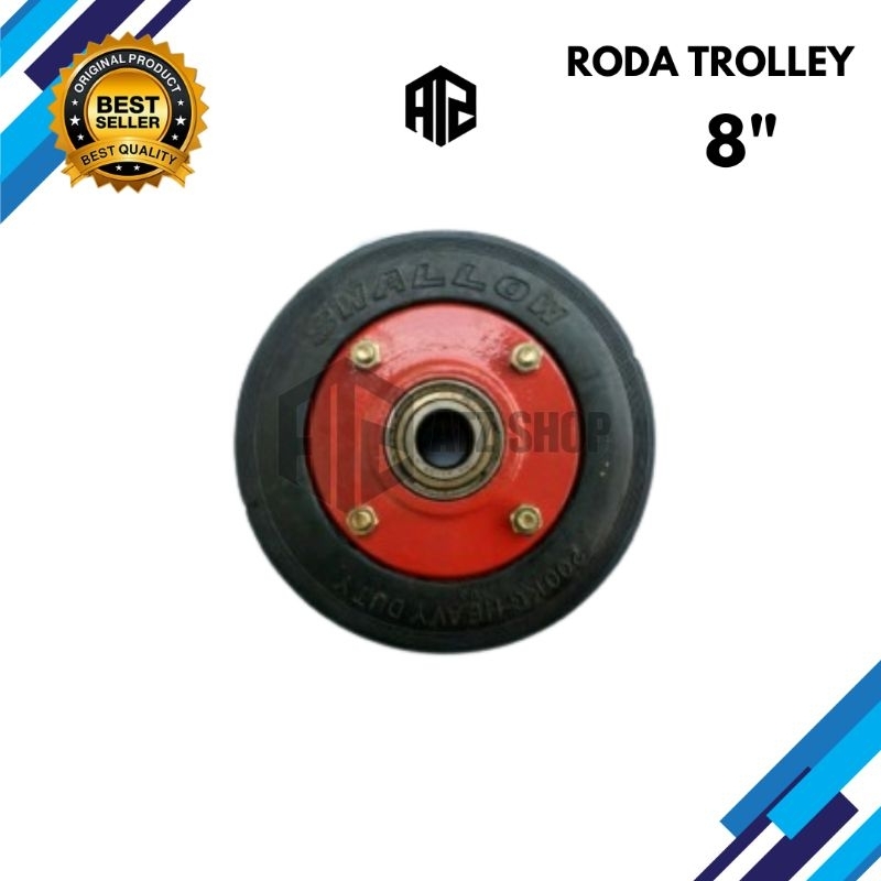 Jual RODA TROLLEY BAN SWALLOW 8" | BAN TROLI BAN SWALLOW 8 INCHI ...