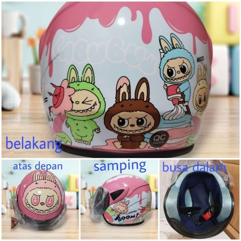 Jual HELM ANAK SNI LABUBU USIA 3-7THN | Shopee Indonesia