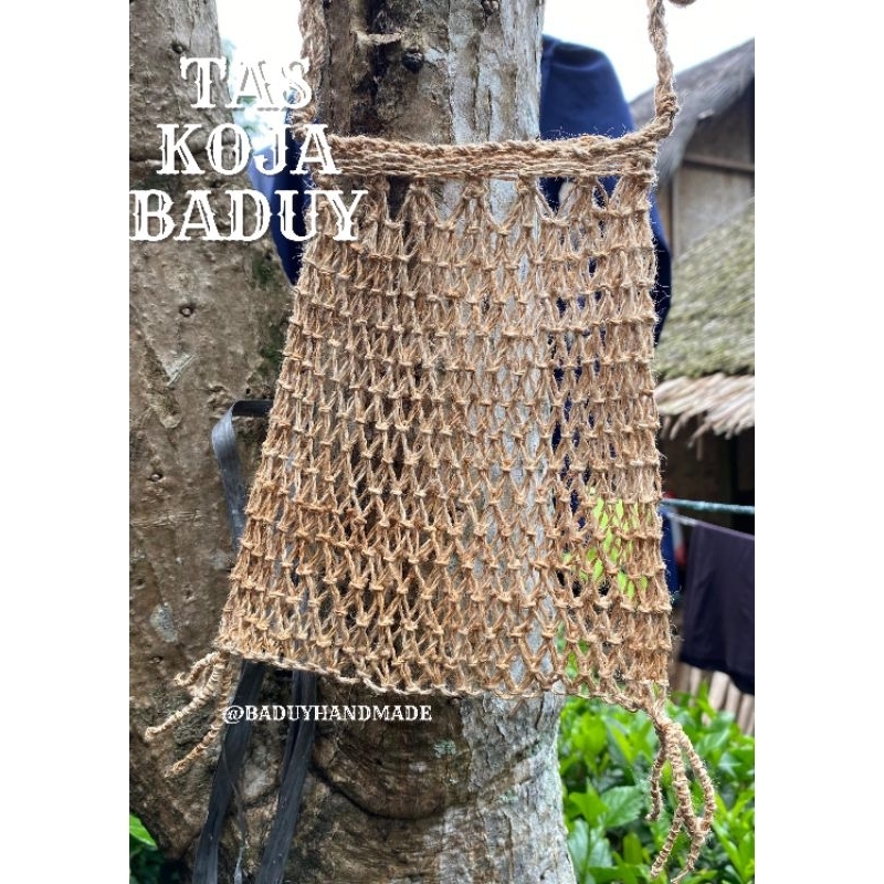 Jual tas koja etnik baduy tas rajut tradisional khas suku adat baduy ...