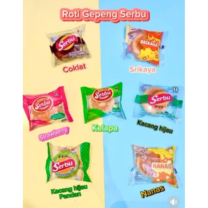 Jual Roti gepeng serbu dengan 7varian rasa | Shopee Indonesia