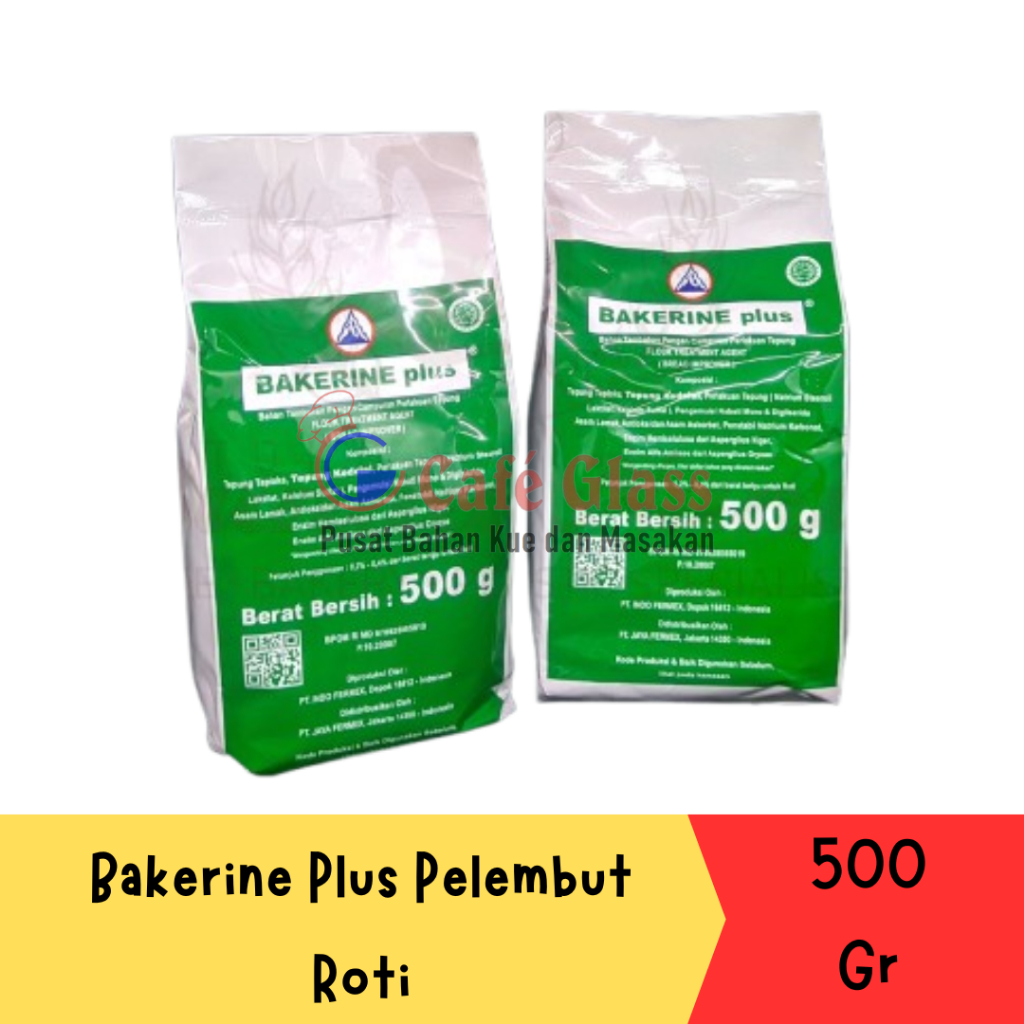 Jual Bakerine Plus Bread Improver / Pelembut Roti-500Gr | Shopee Indonesia