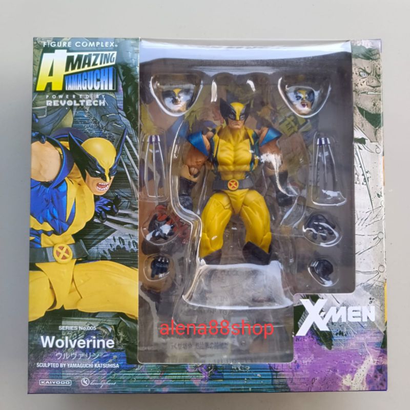 Jual revoltech wolverine X-men amazing yamaguchi kaiyodo new ...