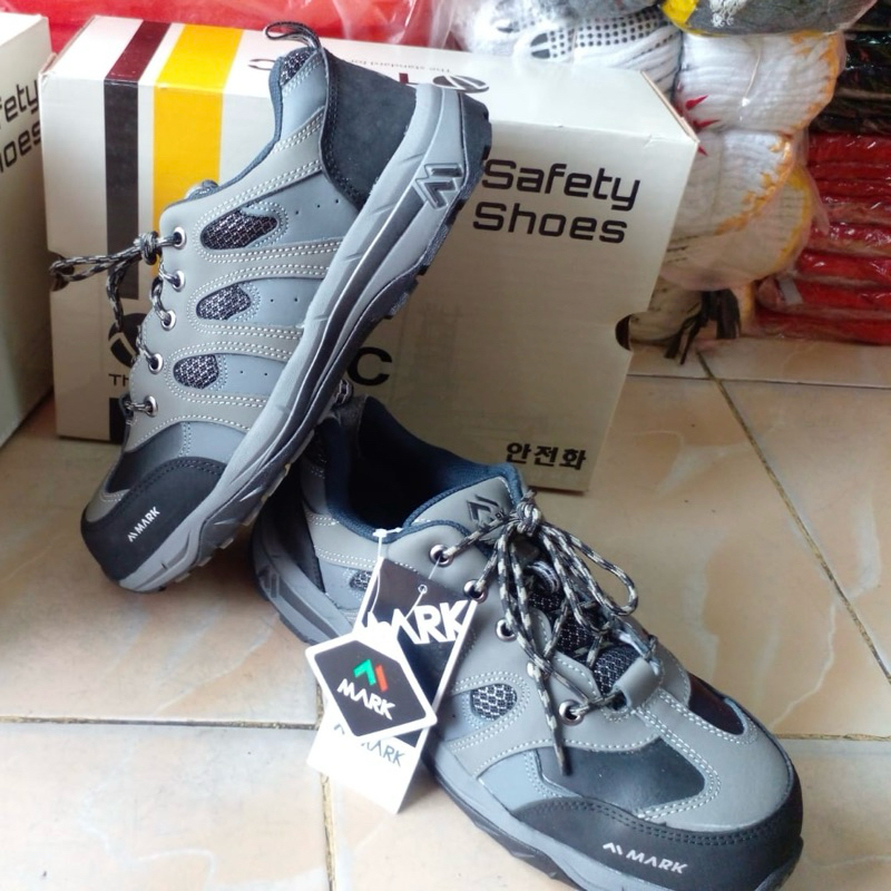 Jual Sepatu Safety T-BUC MARK MS-491 Gray-Black | Shopee Indonesia