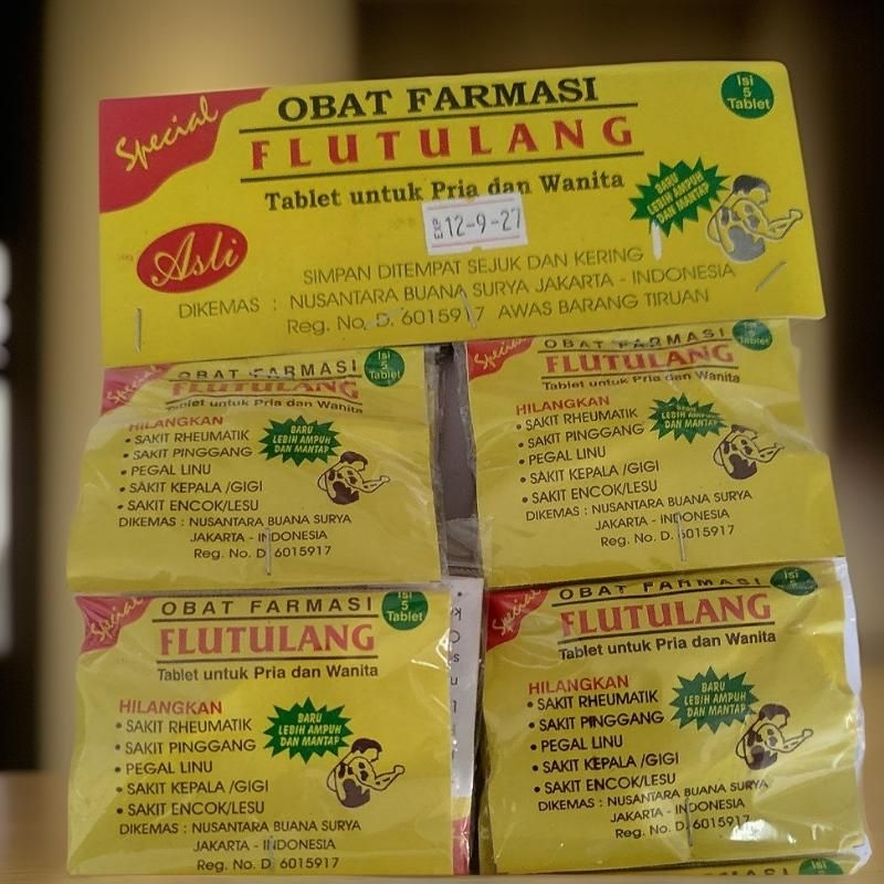 Jual Obat Farmasi FLU TULANG stelan Original pabrik 100% (isi 50 sachet ...