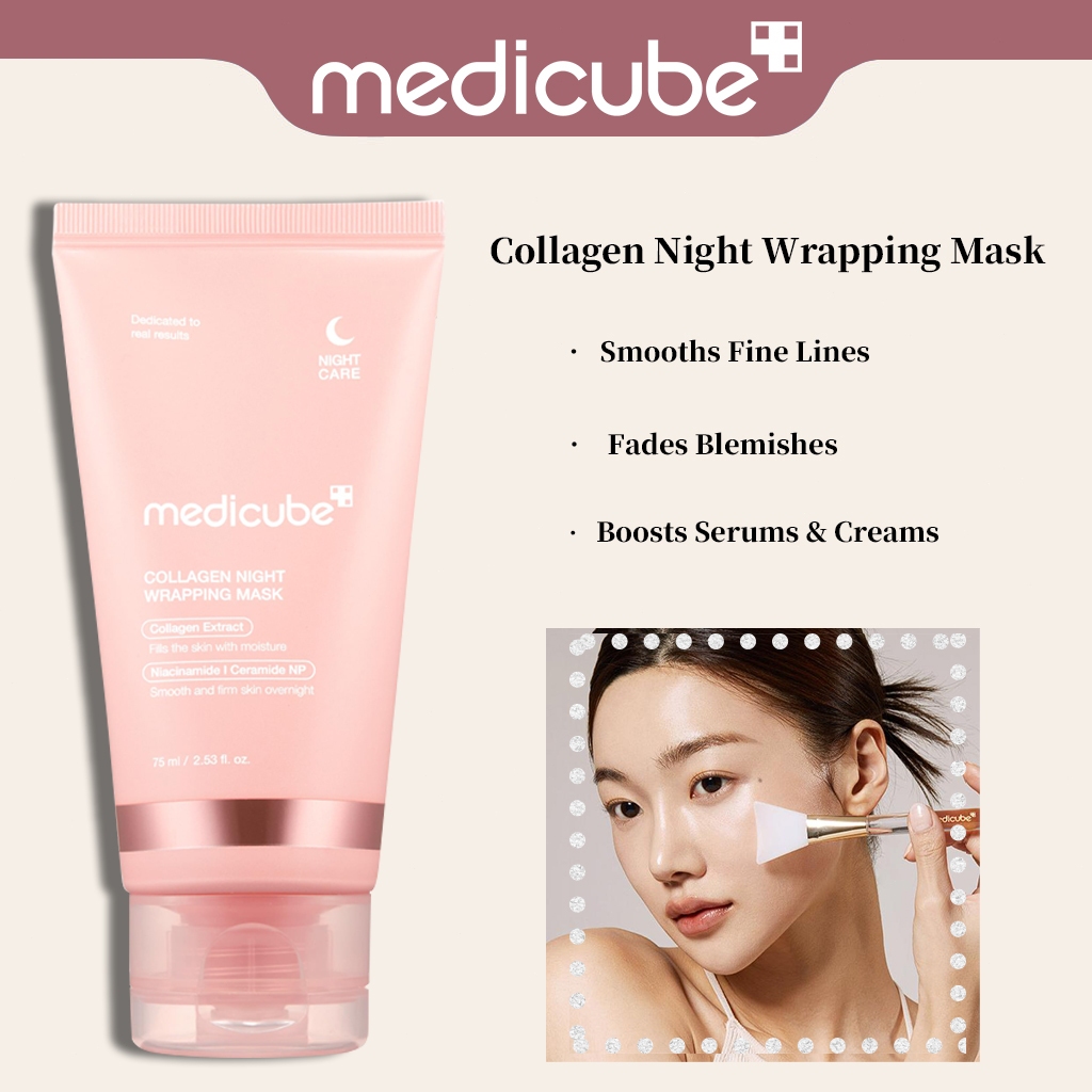 Jual Medicube Collagen Overnight Wrapping Peel Off Facial Mask Pack ...