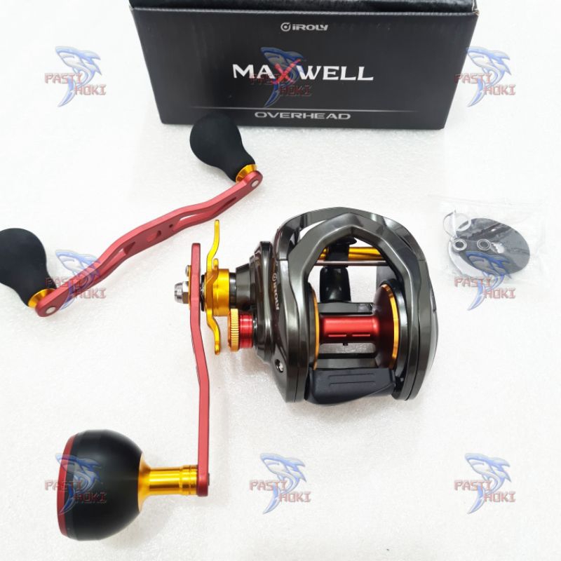 Jual Reel Pancing Overhead Casting dan Jigging Iroly Maxwell | Shopee ...