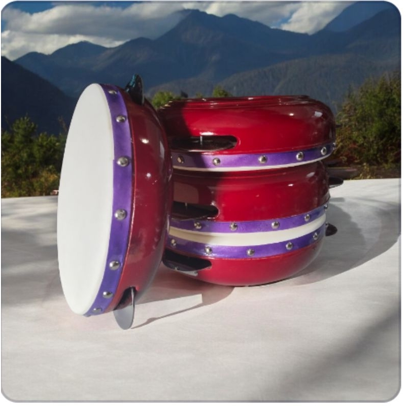 Jual Alat hadroh terbang rebana banjari ukuran 25 261set 4 pcs | Shopee ...