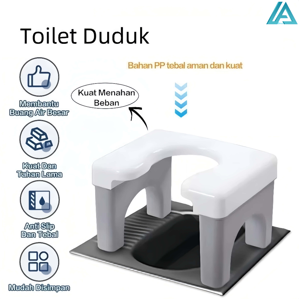 Jual Toilet Kursi Jongkok wc duduk portable Kamar Mandi kloset jongkok ...
