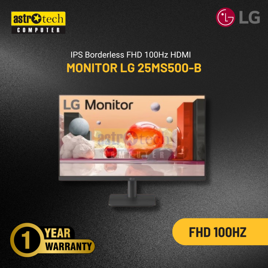 Jual LG 25MS500-B 25'' FHD monitor with AMD FreeSync 100Hz | Shopee ...