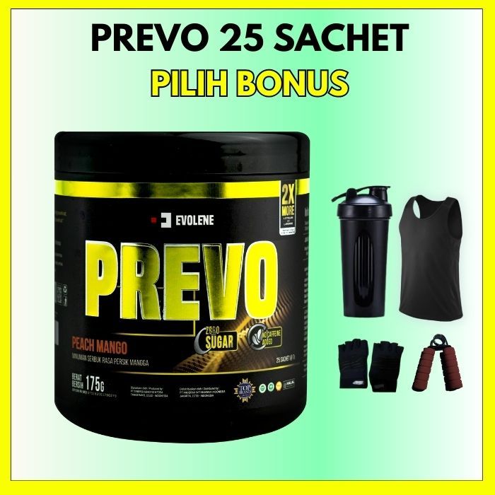 Jual Evolene PREVO Pre-Workout yang HALAL dan BPOM Pre Workout Energy ...