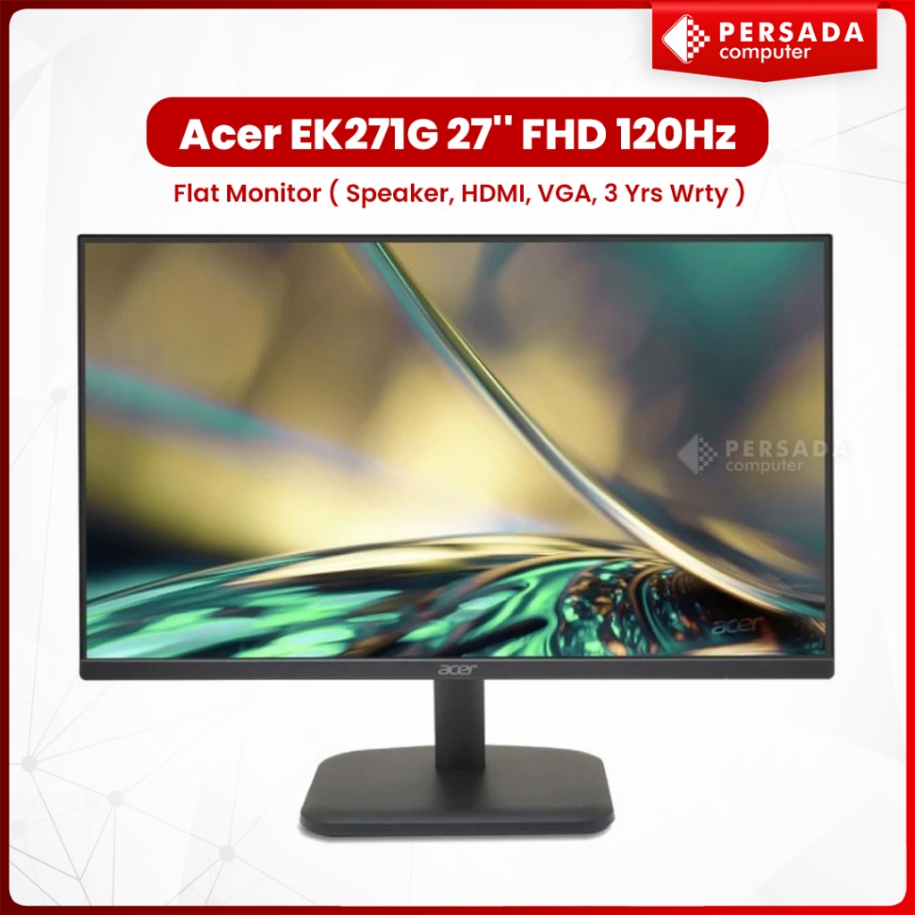 Jual Acer EK271G 27'' FHD 120Hz Flat Monitor ( HDMI, VGA, 3 Yrs Wrty ...