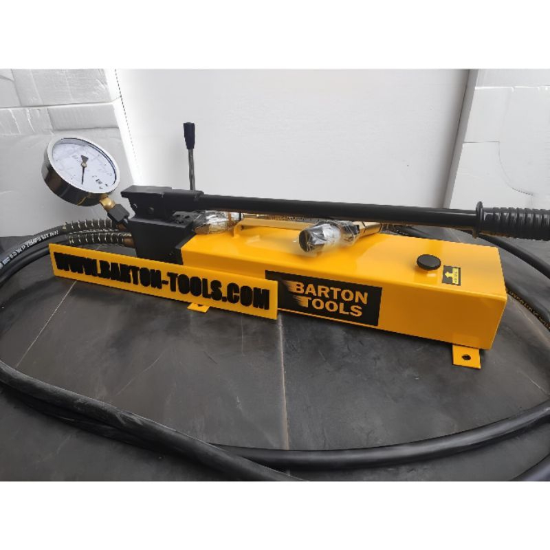 Jual 3.0L Hydraulic Pump Gauge Pompa Manual Hidrolik Double Acting BARTON | Shopee Indonesia