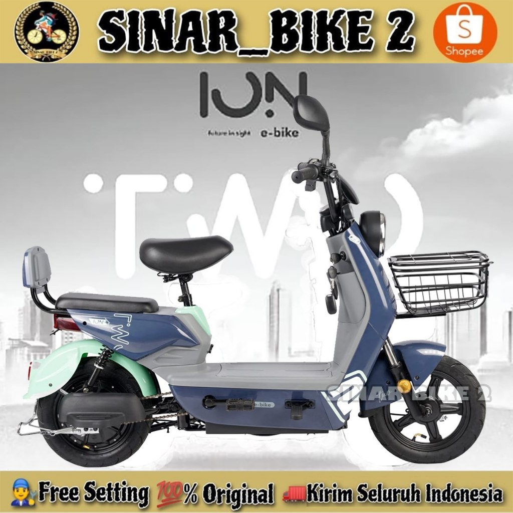 Jual Sepeda Listrik ION TWO By Element 350 Watt Electric E Bike ...