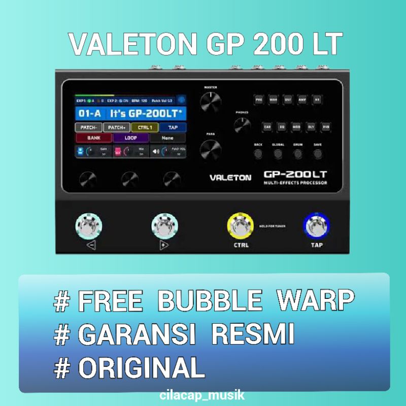 Jual VALETON GP 200 LT VALETON GP200 LT EFEK GITAR ELEKTRIK | Shopee ...