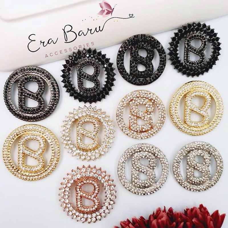 Jual Brooch Buttonscarves X Disney KW / Bros Mickey / Bros Jilbab ...
