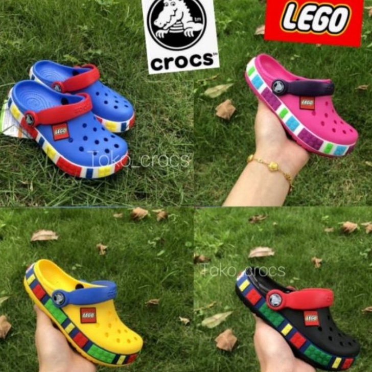 Jual KODE R56L Crocs anak lego kids junior Sandal anak Crocs Sandal ...