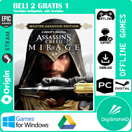 Jual PC Games Assassins Creed Mirage Master Assassin | Shopee Indonesia