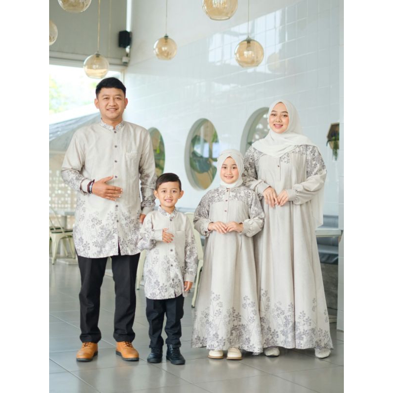 Jual Baju Sarimbit Couple Keluarga Muslim Family Set Premium Seragam ...