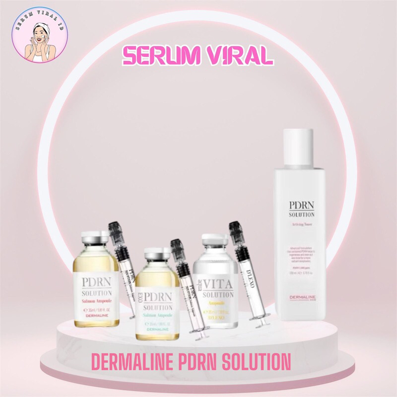 Jual DERMALINE PDRN Salmon DNA Serum 4 Pilihan PDRN SOLUTION / PDRN EXO / AQUA VITA / PDRN TONER ...