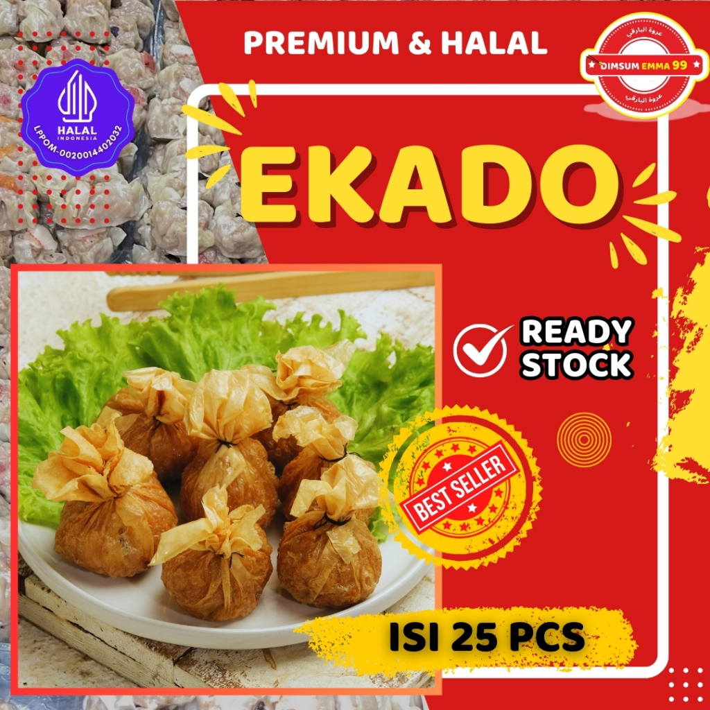 Jual Ekado Telur Puyuh Premium Frozen Gurih, Renyah, Nikmat isi 25 Free ...