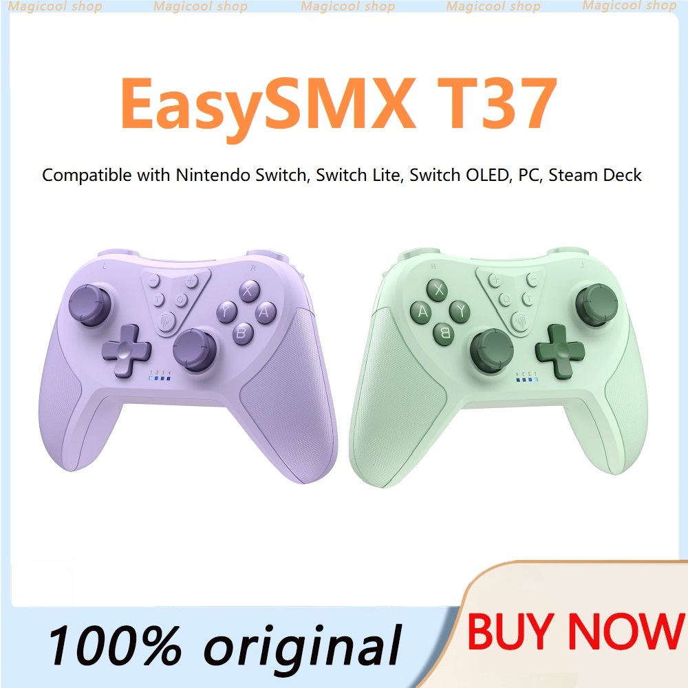Jual EasySMX T37 Wireless Gamepad, Bluetooth Gaming Controller for Nintendo Switch, PC, Steam ...