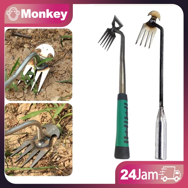 Jual Alat Pencabut Rumput Liar Stainless Garden Cangkul Kebun Alat ...