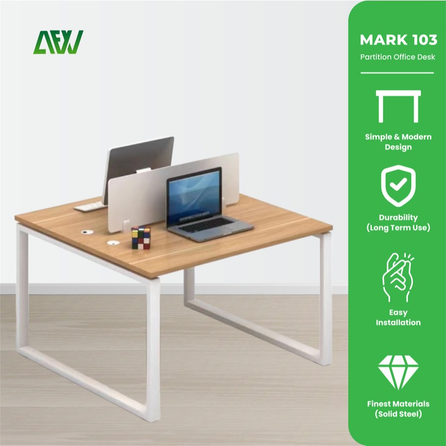 Jual Meja Kantor Meja Kerja Staff Partisi Workstation Meja Komputer ...