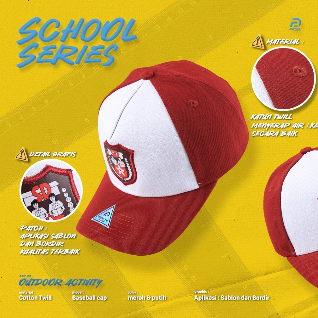 Jual Prtbl Hat Baseball Sekolah Dewasa - SD - SMP - SMA | Shopee Indonesia