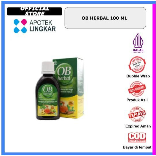 Jual OB Herbal 100ml | Shopee Indonesia