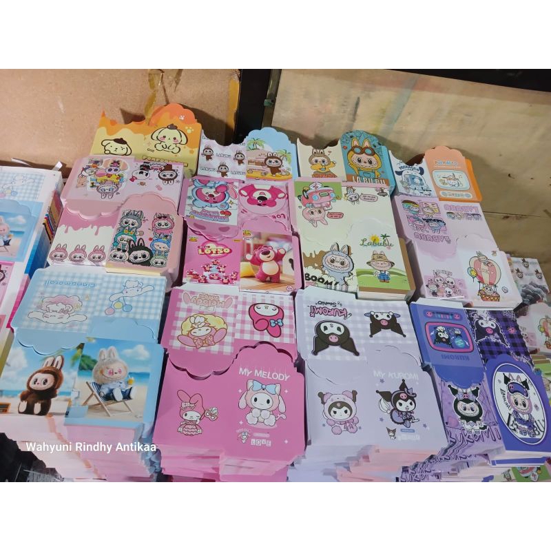 Jual [500 Lembar] Amplop Medium Glossy 2025 Labubu,Kuromi Sanrio,Kartun,Muslim | Shopee Indonesia