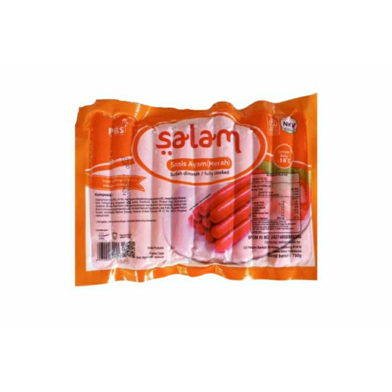 Jual Salam Sosis Ayam Merah 750 gr | Shopee Indonesia