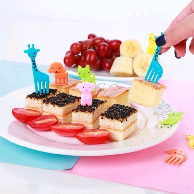 Jual Set Garpu Bento/Tusuk bento karakter | Shopee Indonesia