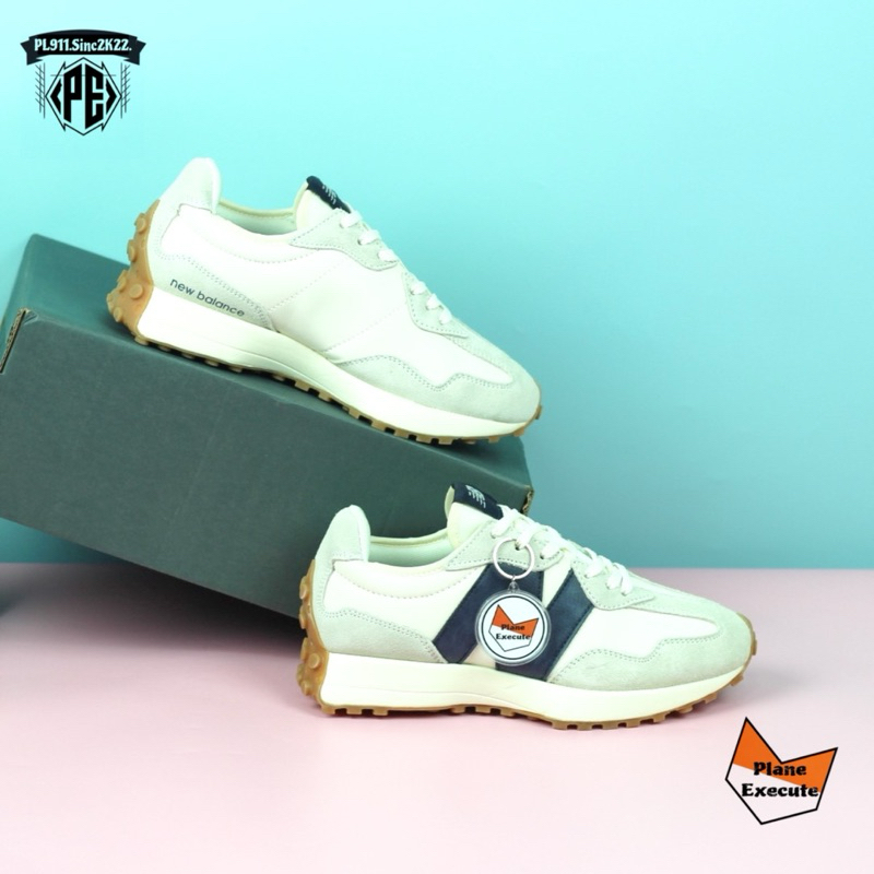 Jual Spt Sneakers | NB 327 Moonbean " White Navy " | ORIGINAL GLOBAL ...