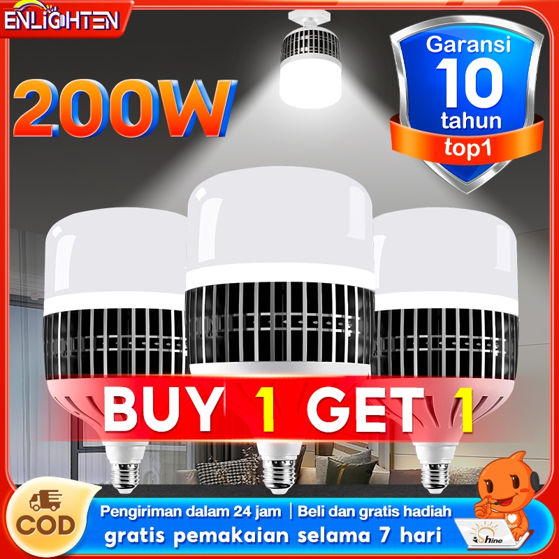Jual 【Garansi 30 tahun】 Lampu LED Jumbo Bohlam super terang sekrup E27 600W Hemat Energy lampu ...