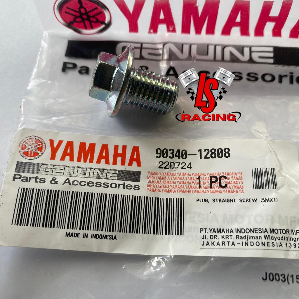 Jual Baut Tutup Pembuangan Oli Bawah Mesin Plug Straight Screw Original ...