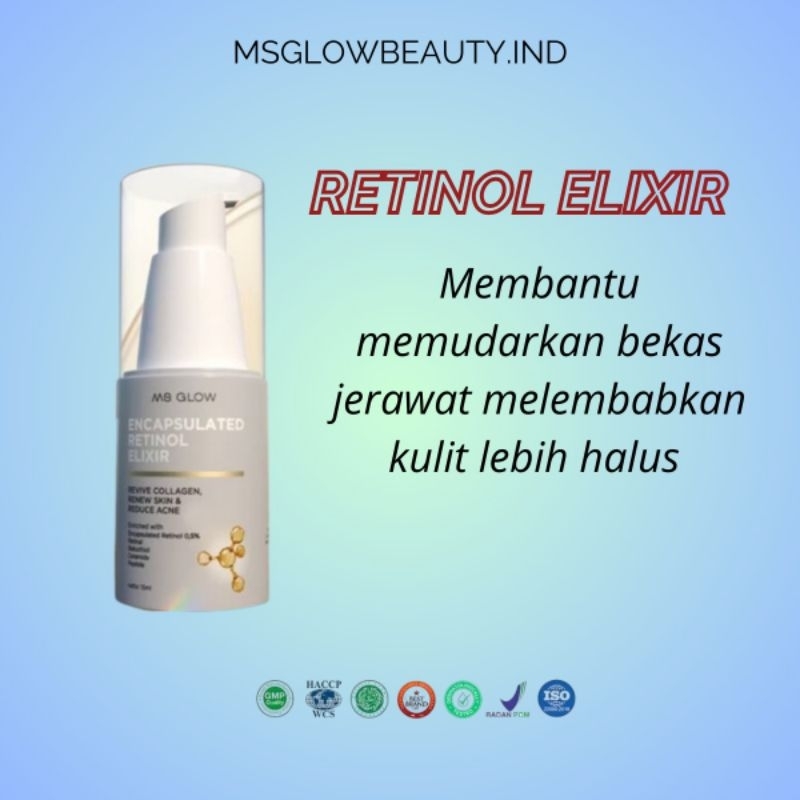 Jual MS GLOW RETINOL ELIXIR | Shopee Indonesia