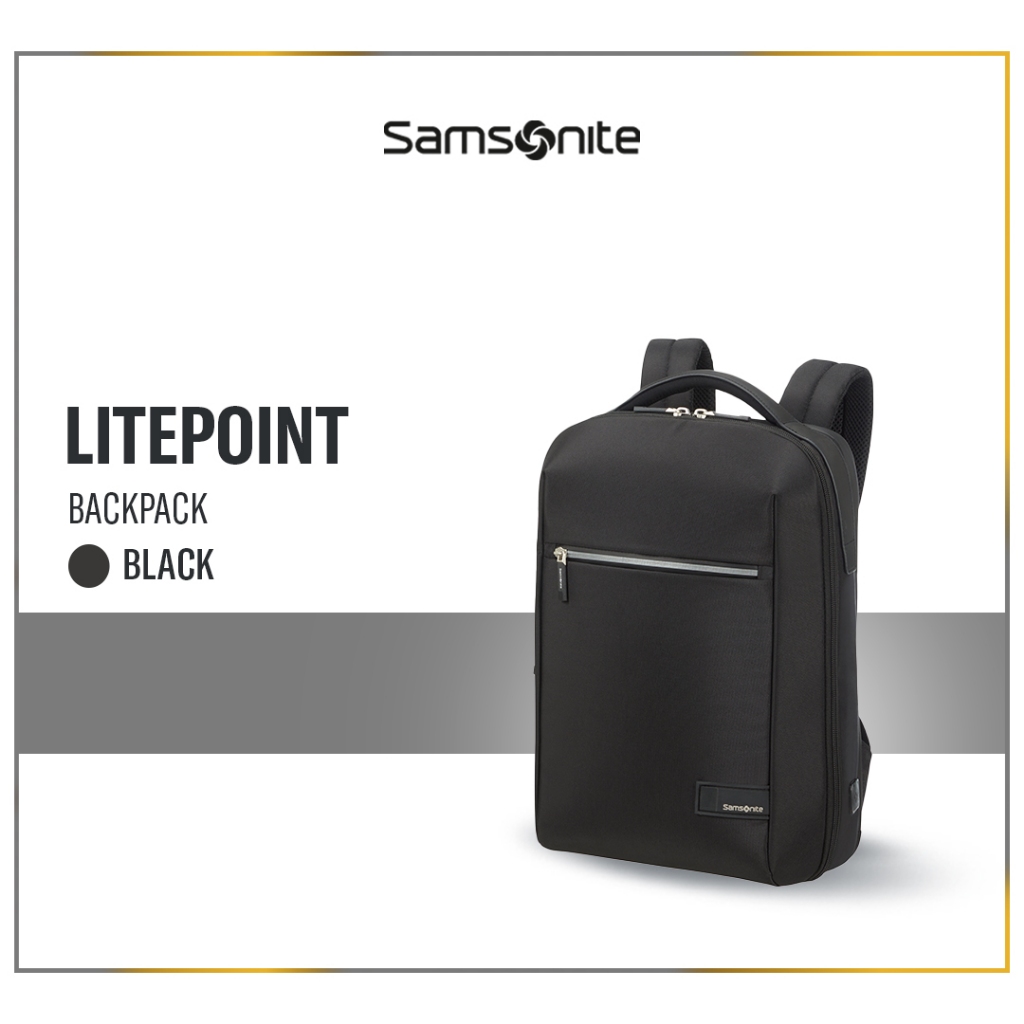 Jual Samsonite Litepoint Laptop Backpack 14.1 inch - Black | Shopee ...