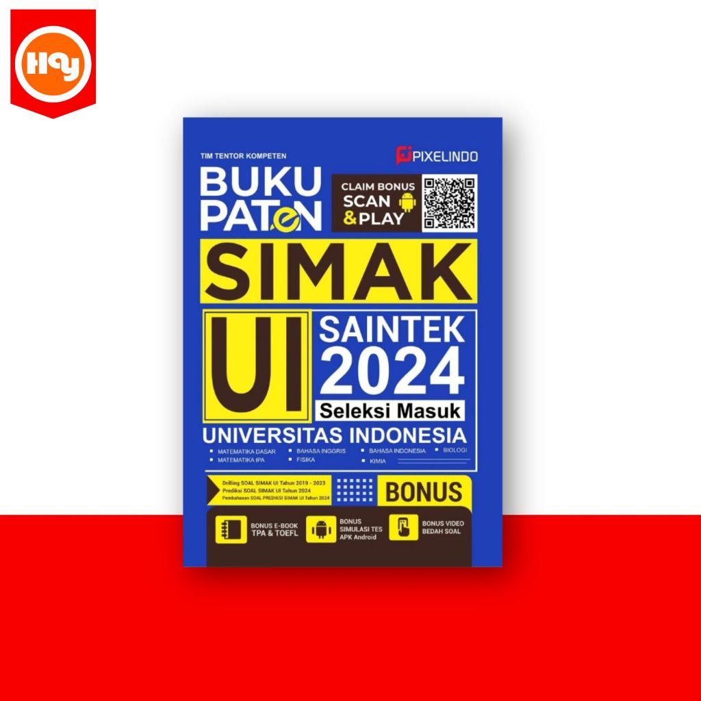 Jual Buku SAINTEK | Paten Simak UI Saintek 2024 - Pixelindo | Shopee ...
