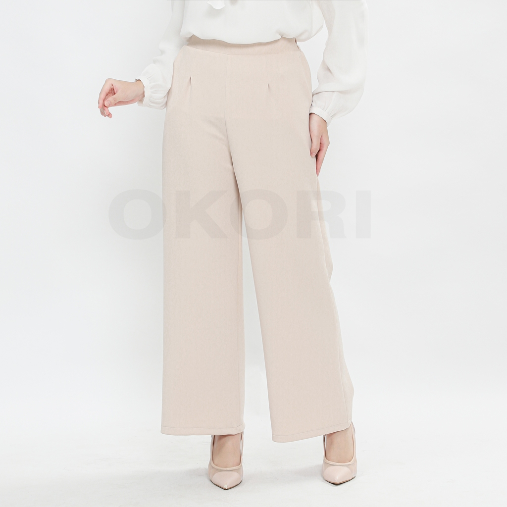 Jual Celana Kulot Scuba Premium Highwaist Jumbo Celana Kerja Kantor ...