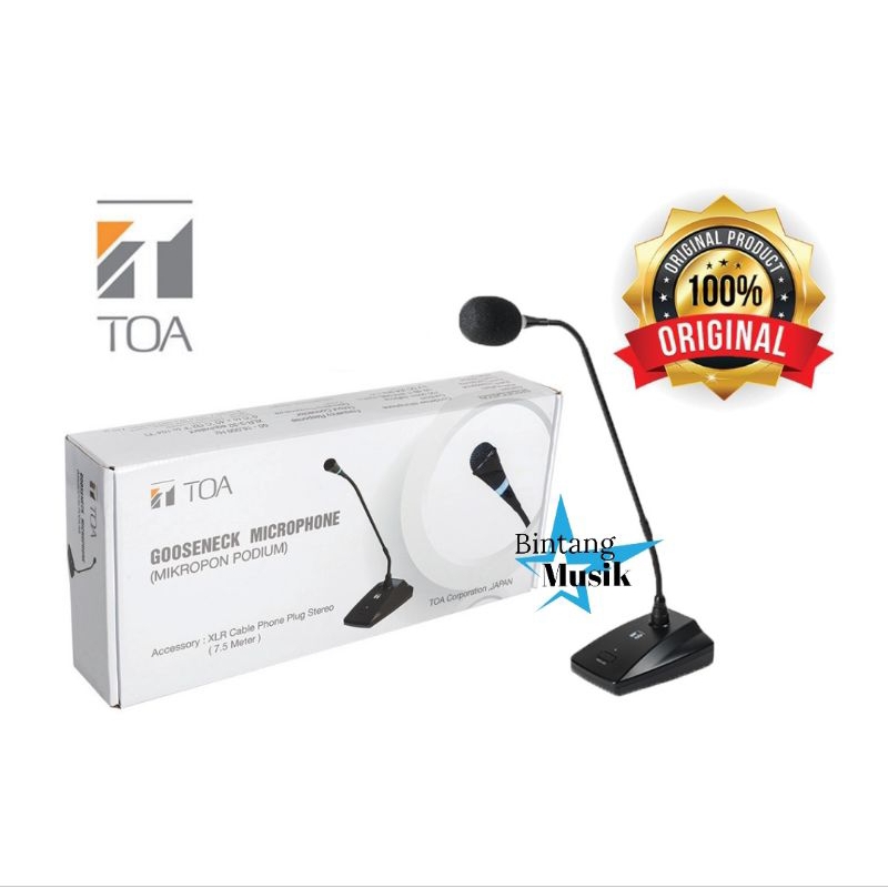 Jual Mic TOA ZM-380-AS Conference Meja Podium Gooseneck Microphone ORIGINAL | Shopee Indonesia