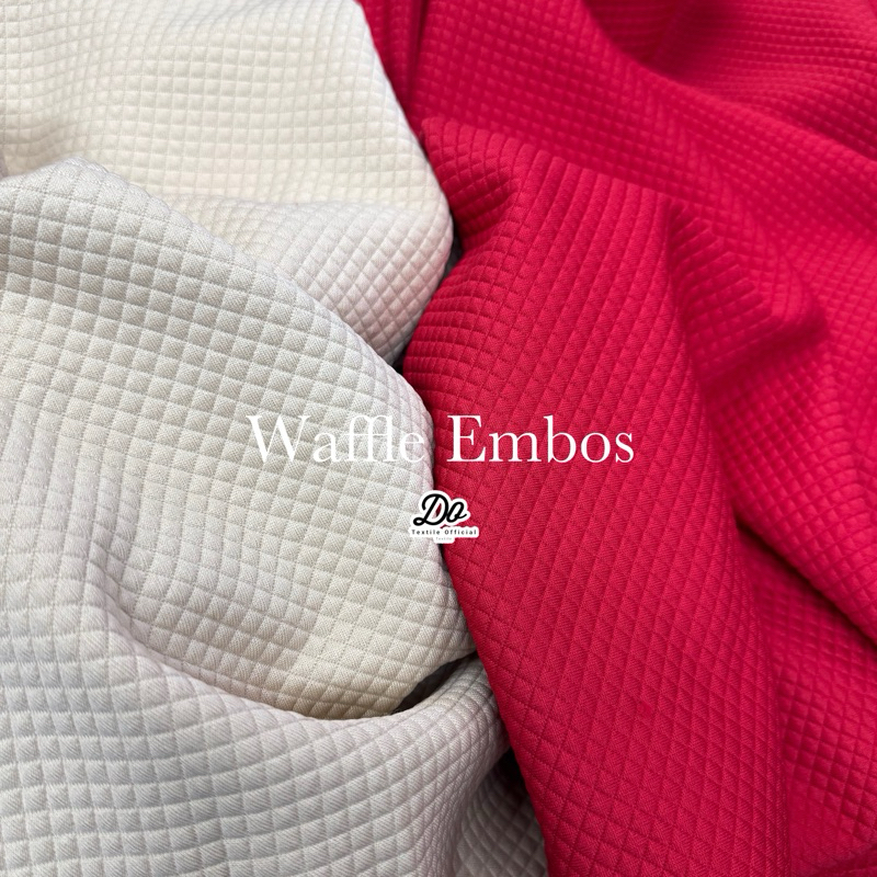 Jual KAIN BAHAN WAFFLE EMBOS | Shopee Indonesia