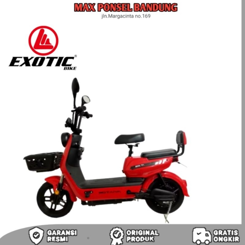 Jual SEPEDA LISTRIK EXOTIC AVIATOR AT226,500WATT 48V/AH,KERANJANG LUAS ...