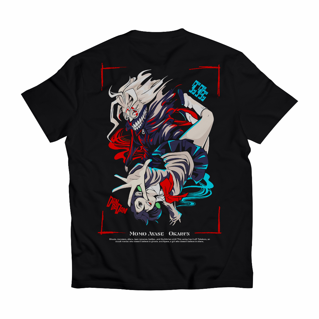 Jual Kaos Anime Momo Ayase - Okarun DANDADAN 003 Baju Anime katun 24s ...