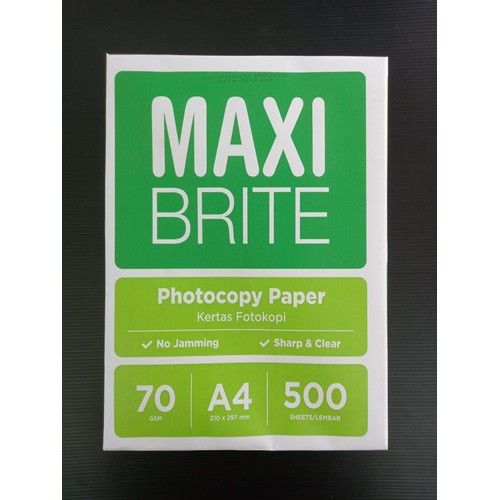 Jual Kertas HVS A4 Maxi Brite 70gsm | Shopee Indonesia