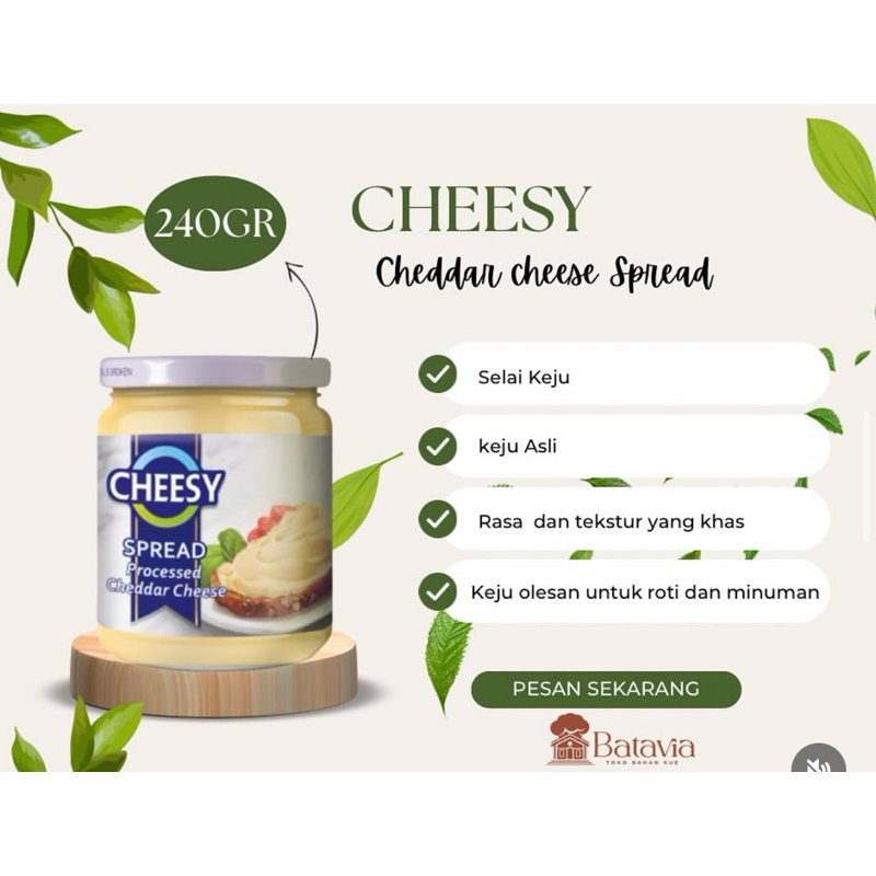Jual CHEESY CHEDDAR SPREAD 240gr | Shopee Indonesia