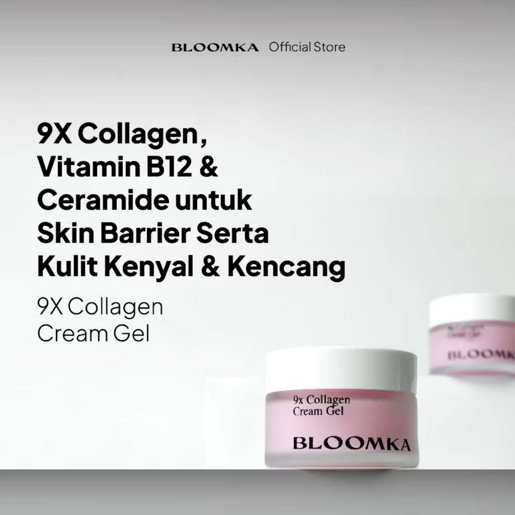 Jual Bloomka 9X Collagen Cream Gel Hydrating Moisturizer Anti Aging ...
