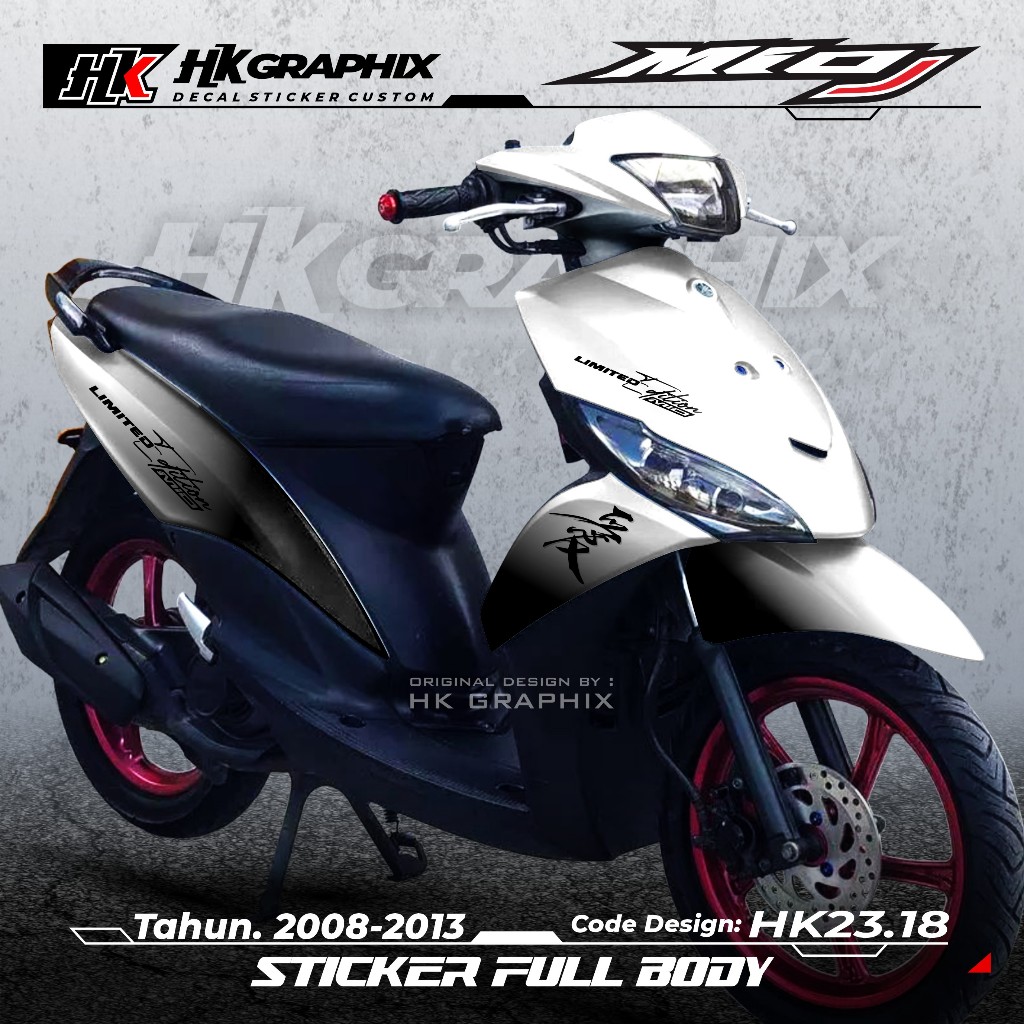 Jual Decal Sticker Mio J Full Body 2012 2013 2014 Stiker Limited ...