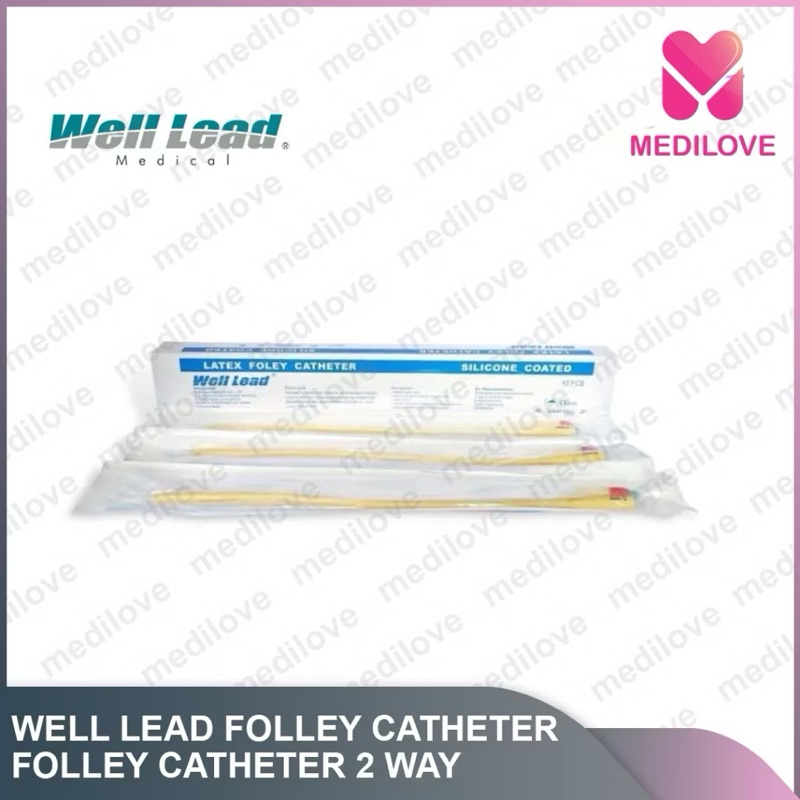 Jual Foley Catheter Latex Well Lead 2 Way Coated / Selang Urine Kateter ...