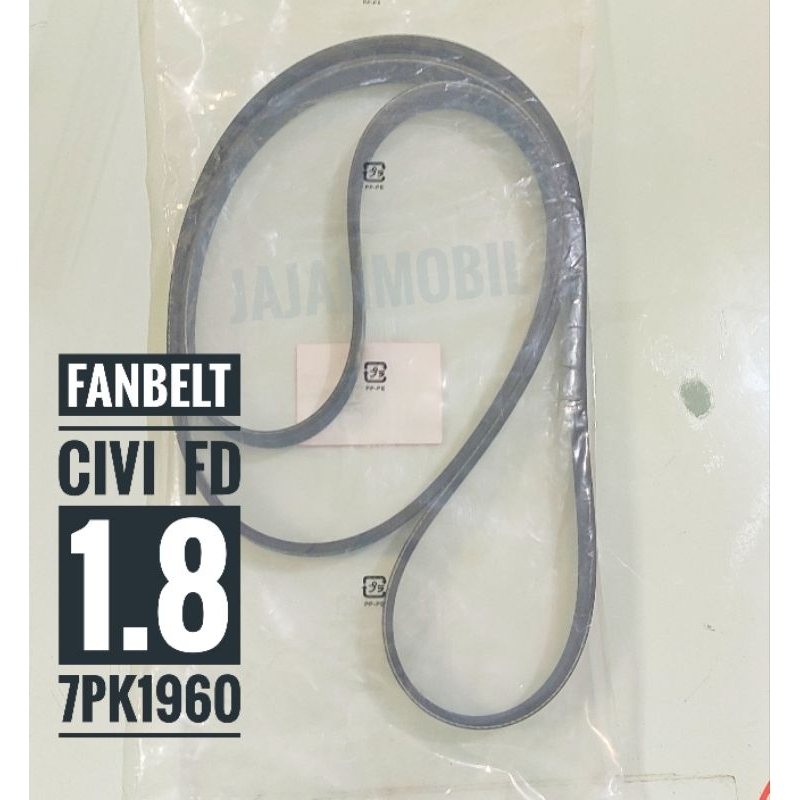 Jual fanbel fanbelt civic Fd 1,8 2006-2013 7PK 1960 56992-RNA-003 v ...